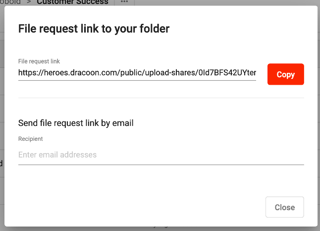 How to Use Shares and File Requests